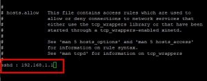 LINUX SSH 安全設定 hosts.allow及hosts.deny - TWIDC LAB